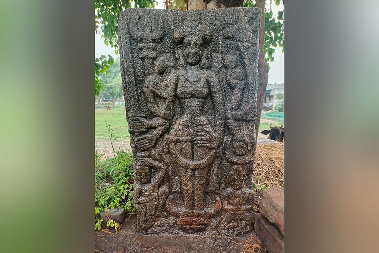 Pallava-era Kotravai sculpture discovered in Cuddalore