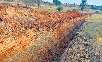 Farmers donate land for elephant-proof trenches