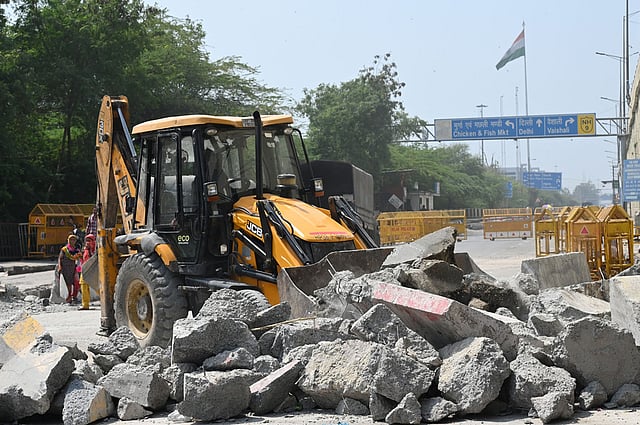 Kondli–border village where farmers protest crippled normal life