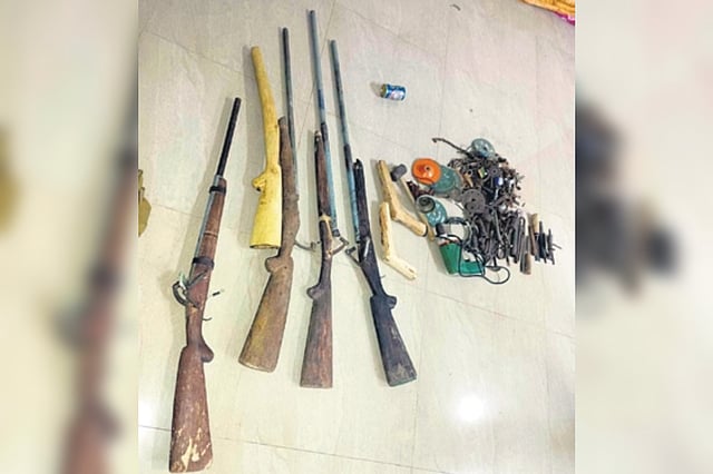 Illegal gun manufacturing unit busted in Odisha