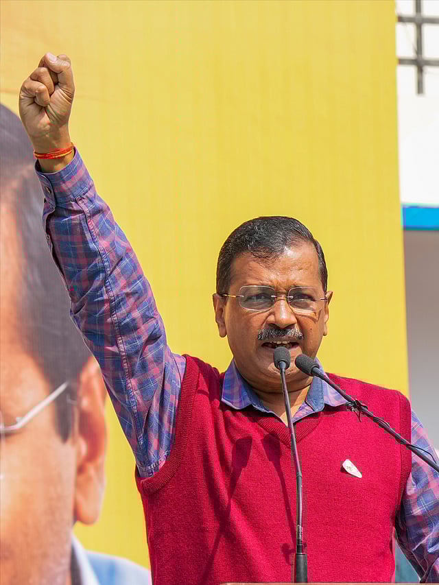 AAP protests Kejriwal's arrest