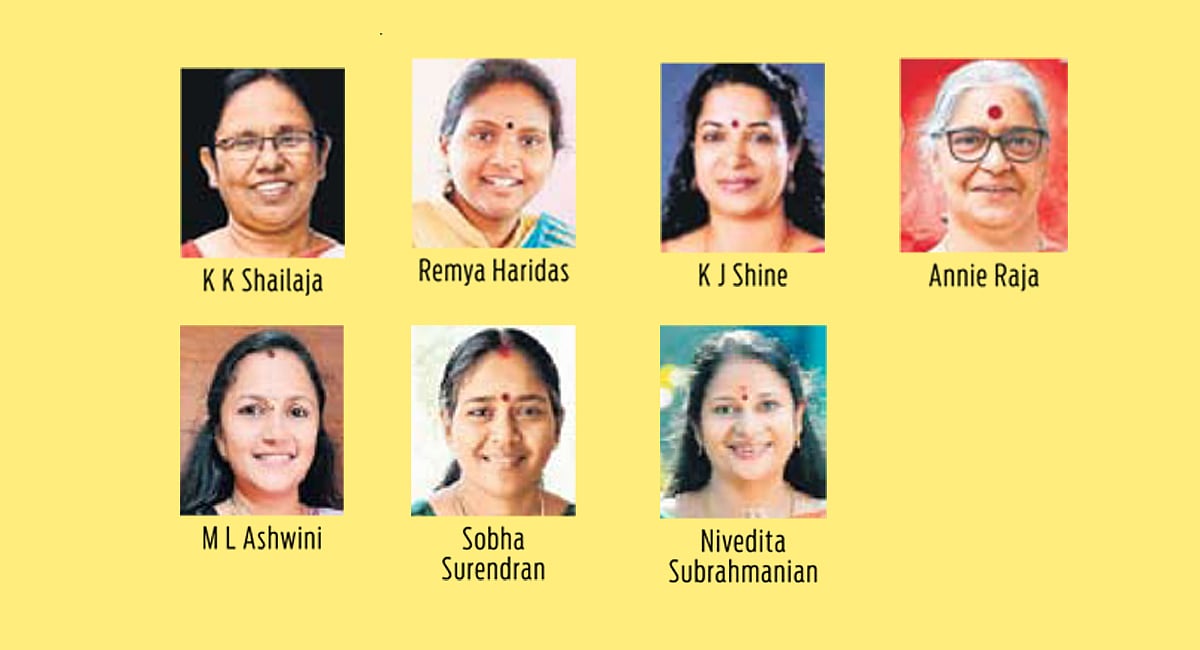 Just one woman in fray from UDF; LDF and BJP field three each