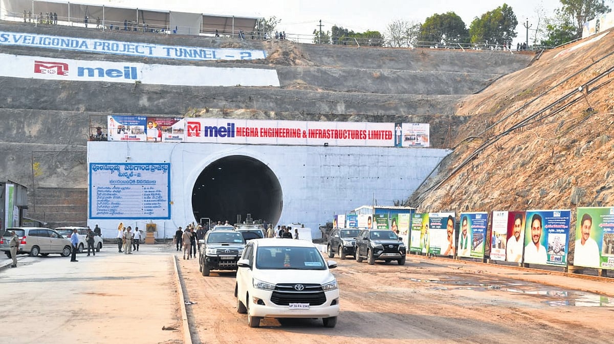 Jagan Mohan Reddy to inaugurate Veligonda project twin tunnels today