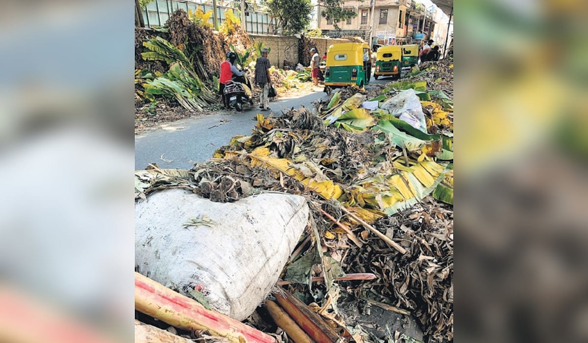 Stinky, neglected; Filth, garbage strewn in Bengaluru's KR Market
