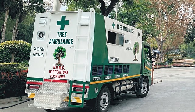 Tree ambulance launched to boost greenery: NDMC