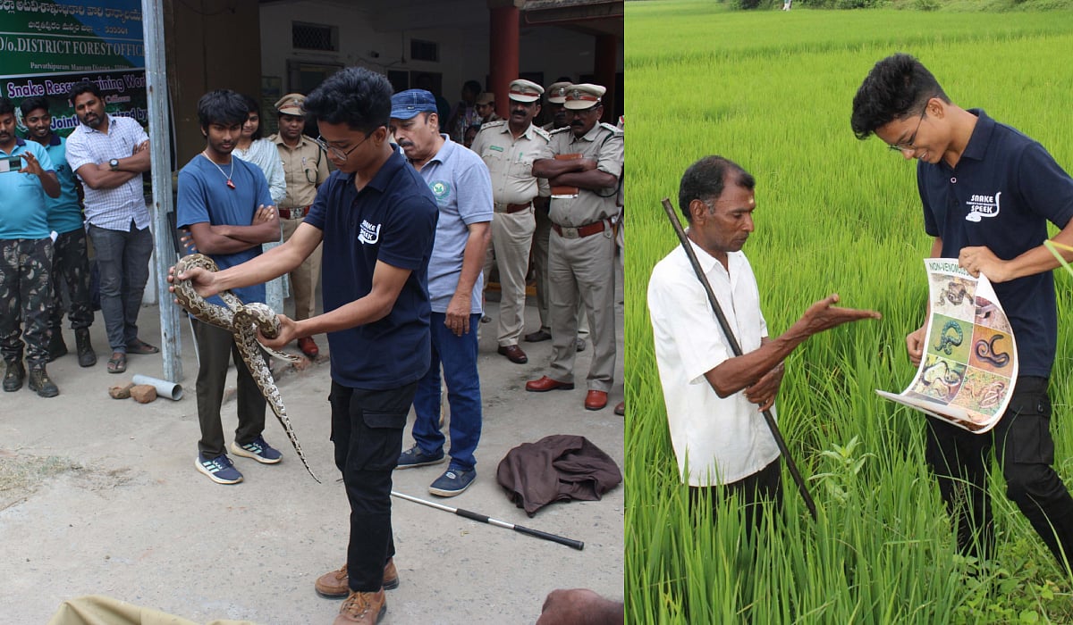 15-year-old boy from Srikakulam spearheads mission to save snakes