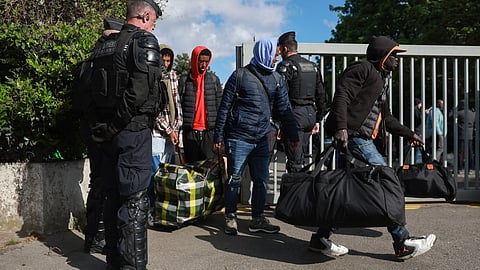 France evicts hundreds of migrants from Paris squat ahead of Olympics