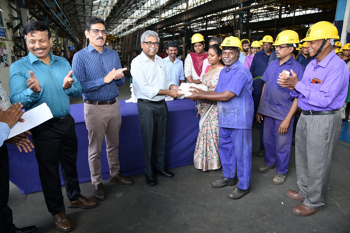 Record output of 2,829 coaches by ICF last fiscal