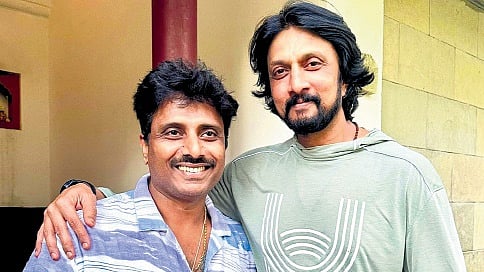 Sandesh Nagaraj meets Kichcha Sudeep in Chennai, signalling a project ...