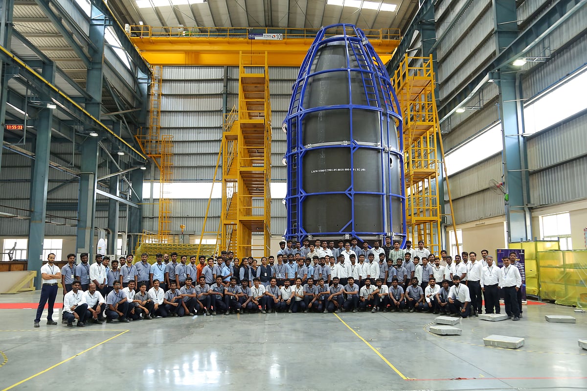 LMW does it! Hands over key spacecraft component to ISRO