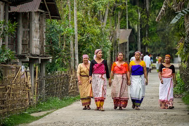 IN PICS | Assam's Deori tribal women cast votes during the Lok Sabha polls