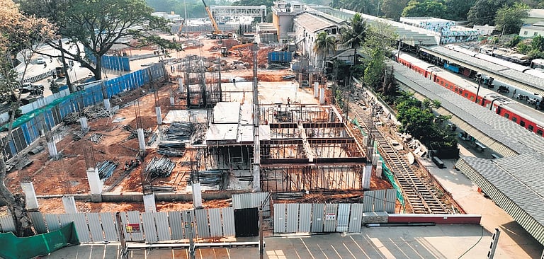 Bengaluru: Air Concourse, UG parking at Cantonment railway station