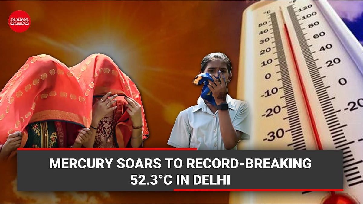 Mercury soars to record-breaking 52.3°C in Delhi