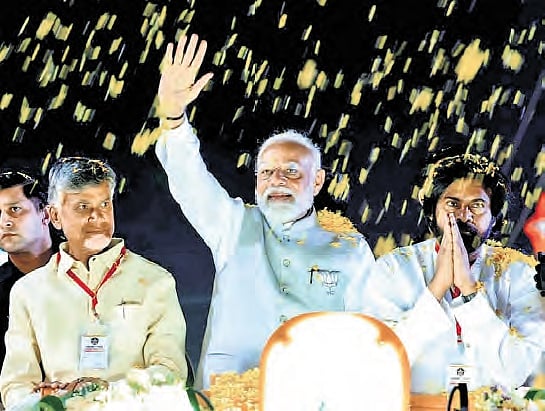 Modi mania takes over Vijayawada