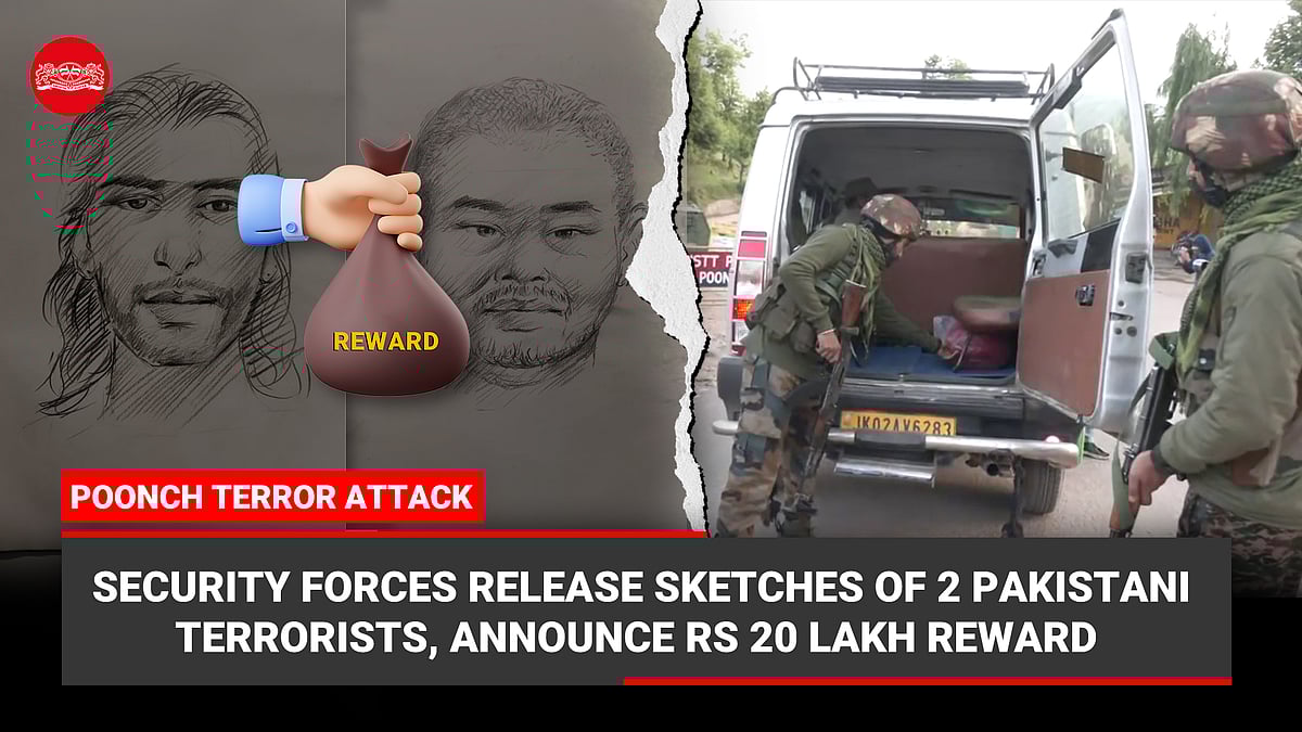 Poonch terror attack: Security forces release sketches of 2 Pakistani ...
