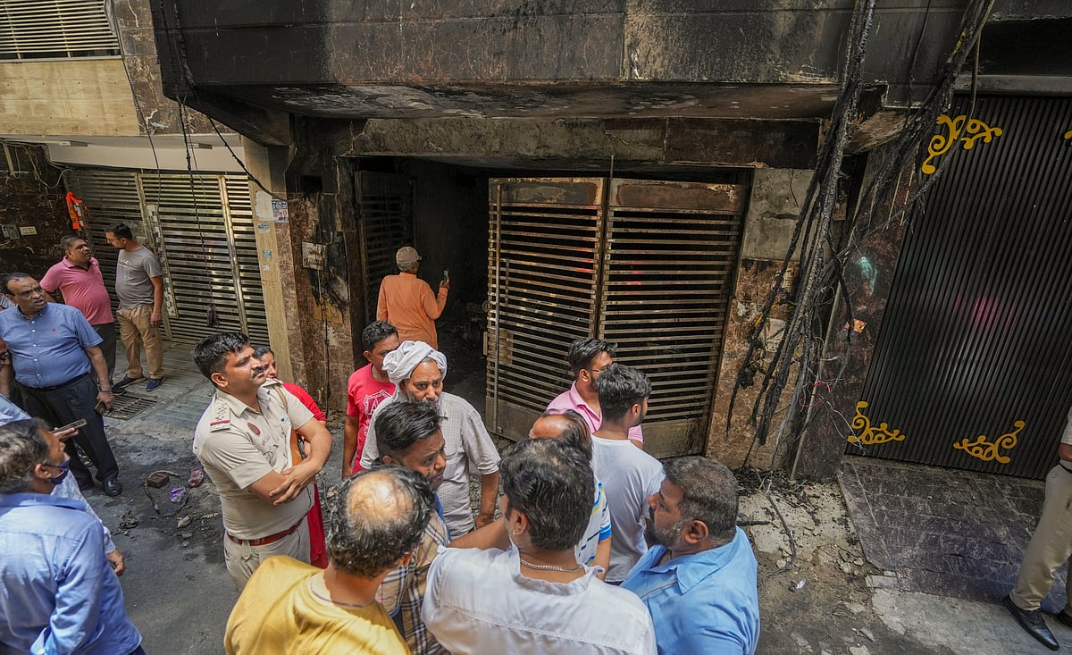 Fire breaks out in residential building in Delhi's Shahdara, leaving ...