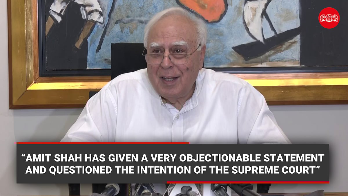 “Doesn’t have enough law knowledge…” Kapil Sibal’s dig at Amit Shah ...