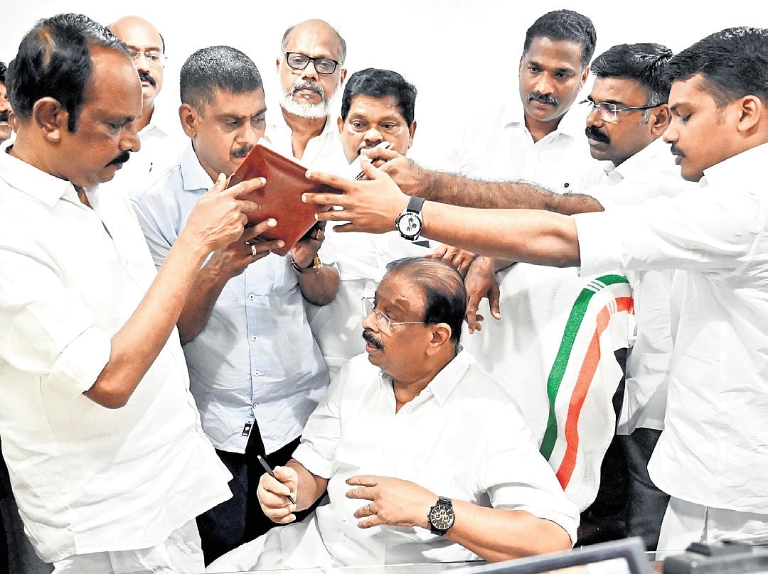 Sudhakaran returns as Kerala Congress chief, questions some decisions ...