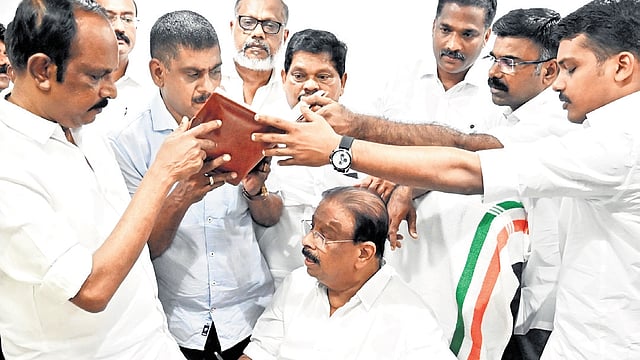 Sudhakaran returns as Kerala Congress chief, questions some decisions ...