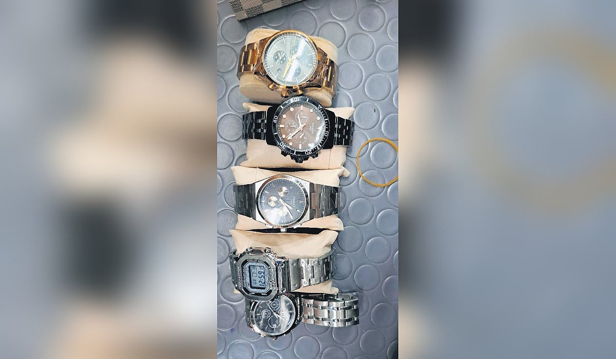 600 knock-offs of luxury watches seized from two Broadway shops