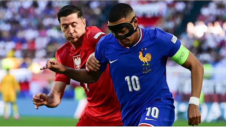 Mbappe, Lewandowski score penalties as France, Poland draw at Euro 2024