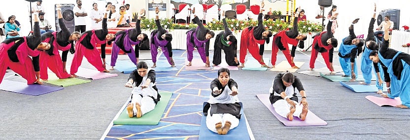 Rocking with yoga in Thiruvananthapuram