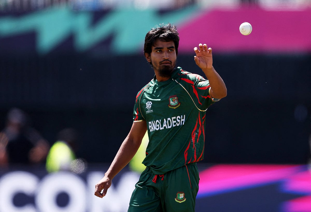 Bangladesh bowler Tanzim fined 15 per cent of match fee for violation of ICC Code of Conduct