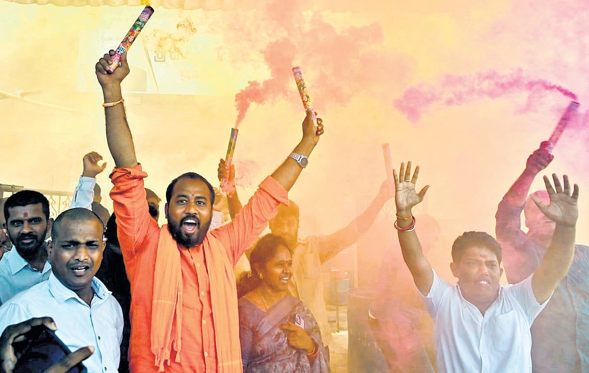 Bandi Sanjay attributes his victory to Modi magic
