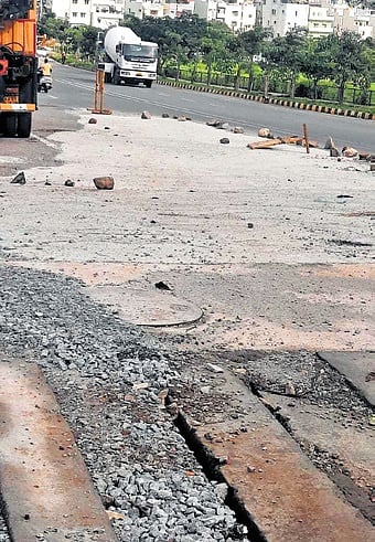 BWSSB valve chambers pose danger to motorists