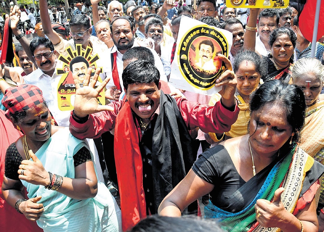A first since 1967, party in power sweeps LS election in Tamil Nadu