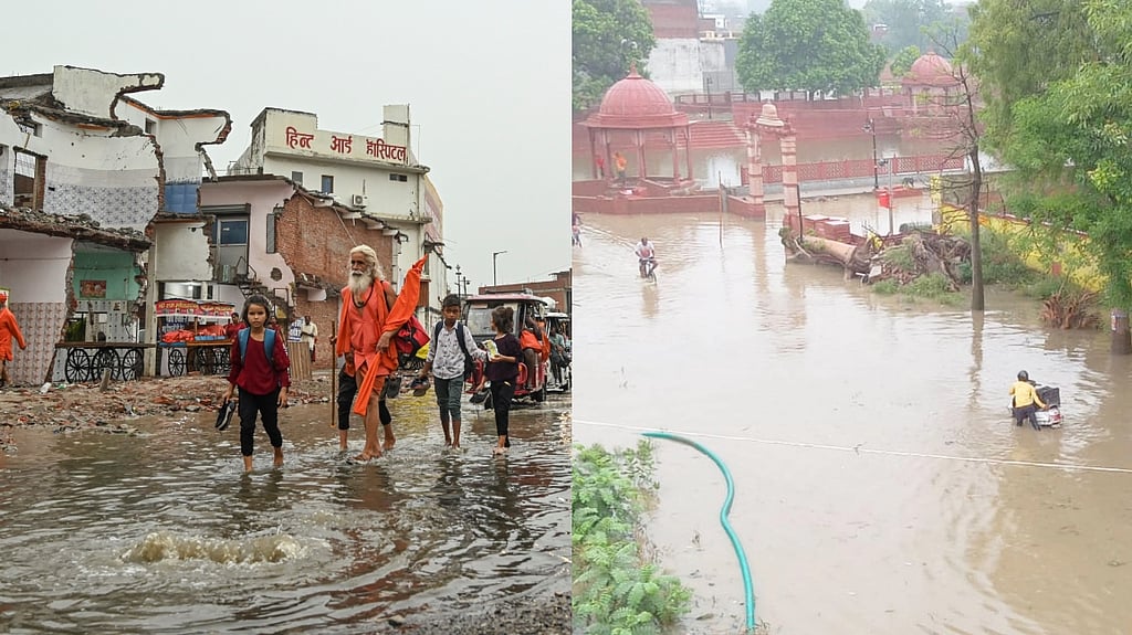 Ayodhya witnesses collapse of newly-built infrastructure, inundation of ...