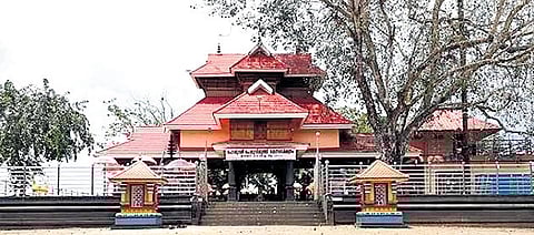 Temple where the deity, Duryodhana, pays tax