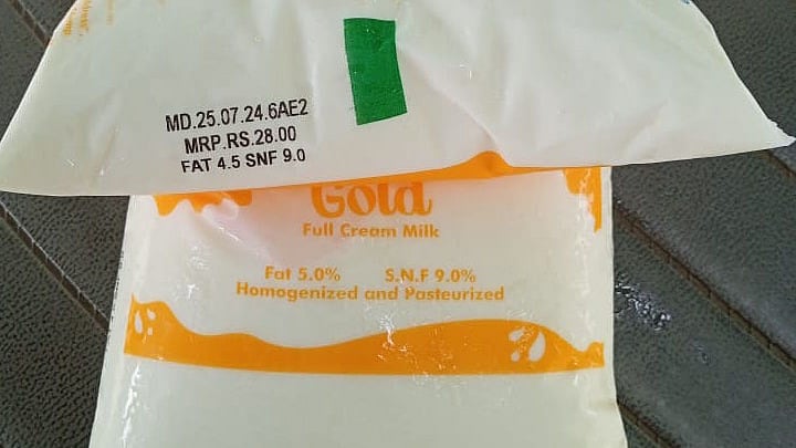Aavin (Madurai) prints misleading information on fat content in packets