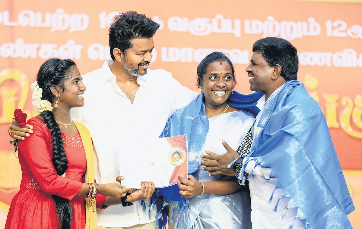 Actor-politician Vijay takes a NEET stand, calls it anti-poor