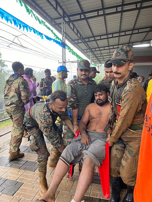 IN PICS | Kerala's Wayanad witnesses intense landslides, rescue ops ...