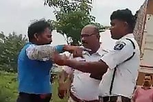 Cops initiate action against SI for slapping lorry driver in ...