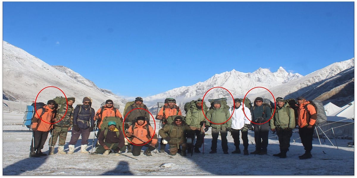 Courage and camaraderie: Indian Army expedition climbs over 18,000 feet ...