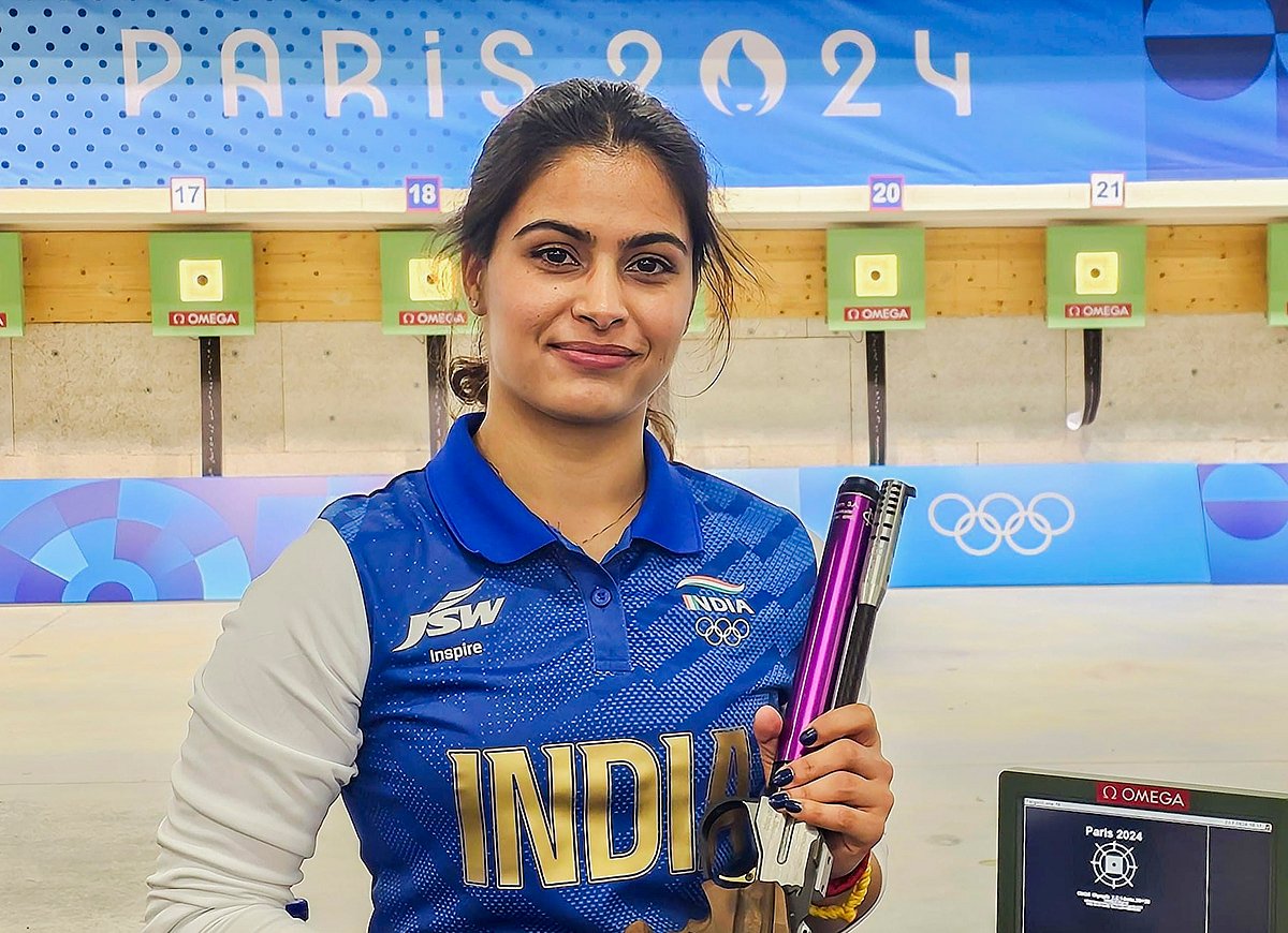 How shooter Manu Bhaker buried the ghosts of Tokyo to win India's first ...