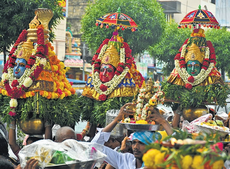 Shakambari festival in Andhra commences on a traditional note