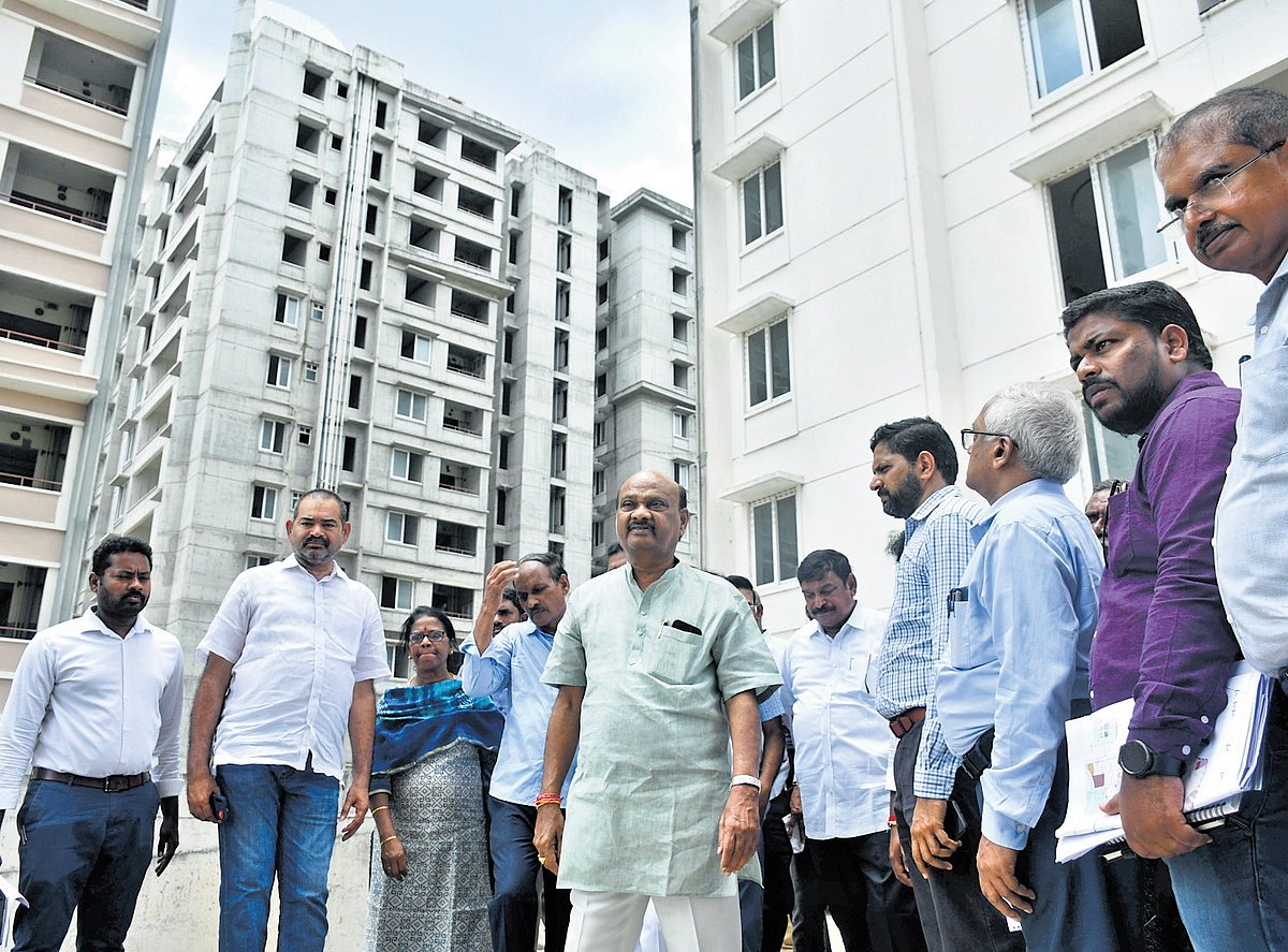 Andhra assembly speaker promises completion of MLA quarters in ...