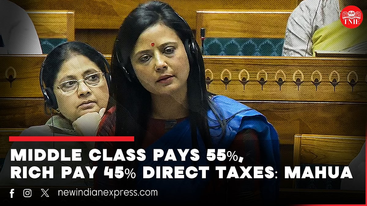 Mahua says middle class faces greater tax burden than rich corporates ...