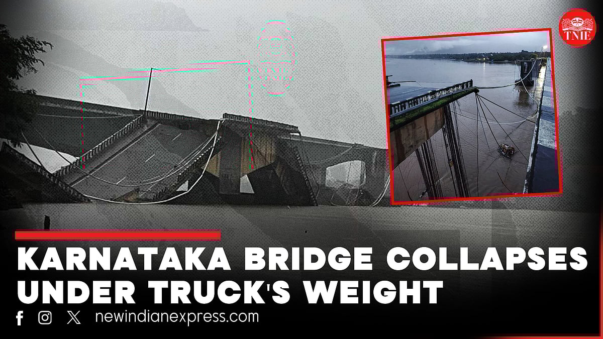 Kali bridge collapse in Karnataka's Karwar leaves one injured, traffic ...