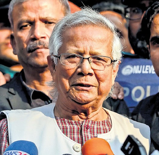 Yunus appeals to ‘brave students’ for peace, order
