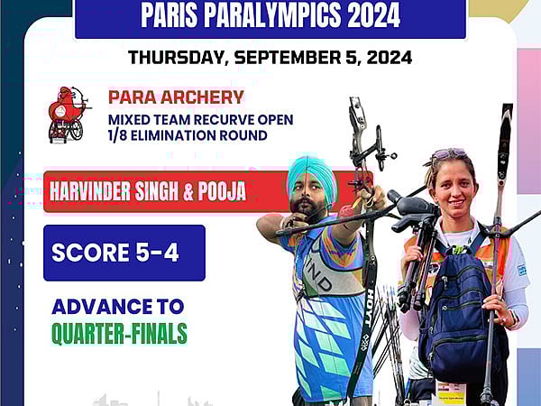 Paris Paralympics: Indian archers Harvinder, Pooja enter mixed team ...