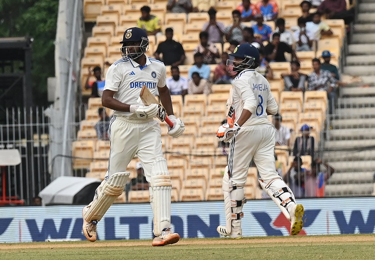 Ashwin, Jadeja rescue India on opening day of first test against Bangladesh