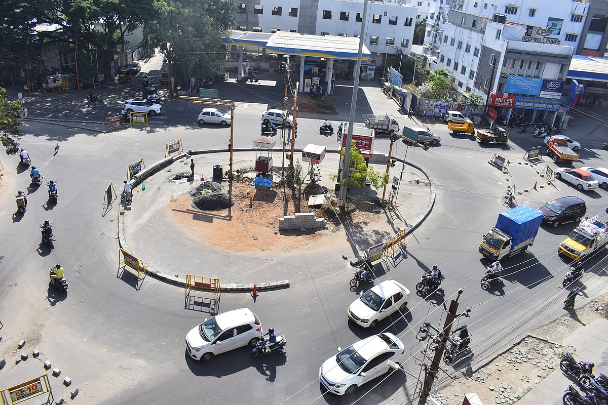 Two permanent roundabouts to come up at major junctions in Coimbatore city