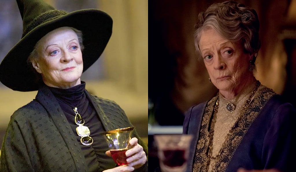 Veteran British star Dame Maggie Smith, known for 'Harry Potter' and ...