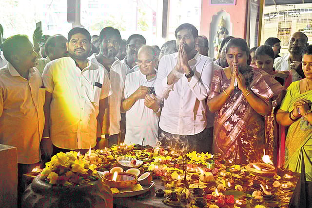YSRC performs pujas in temples for atonement