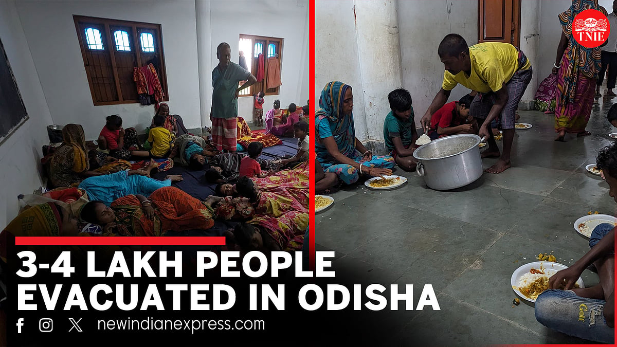 Cyclone Dana leaves people huddled in relief shelters in Odisha