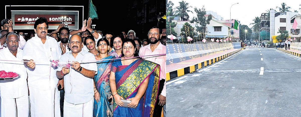 Jeevan Nagar bridge in Adambakkam opened
